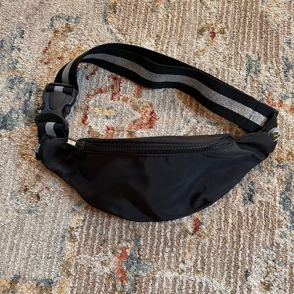 RBX | Bags | Rbxblack Belt Bag With Sparkly Strap | Poshmark